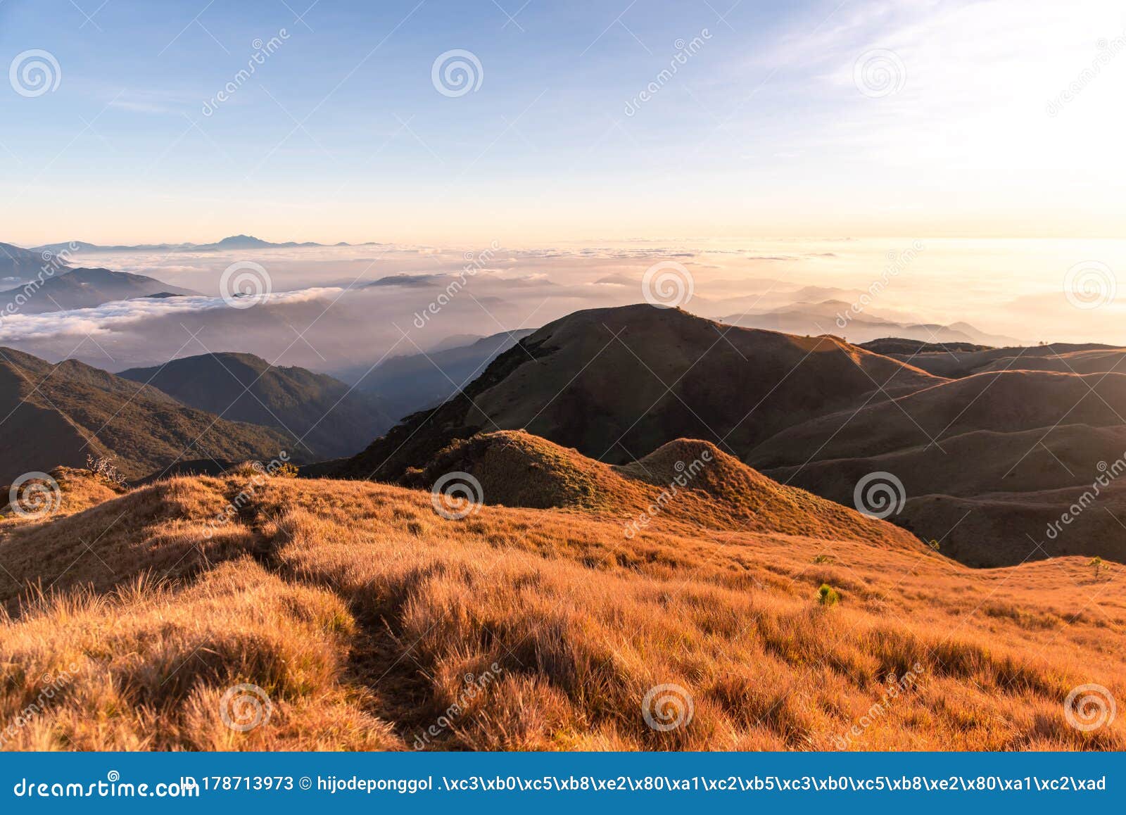 Mountain Ridges of Corrdillera from the Summit of Mt. Pulag, Benguet ...