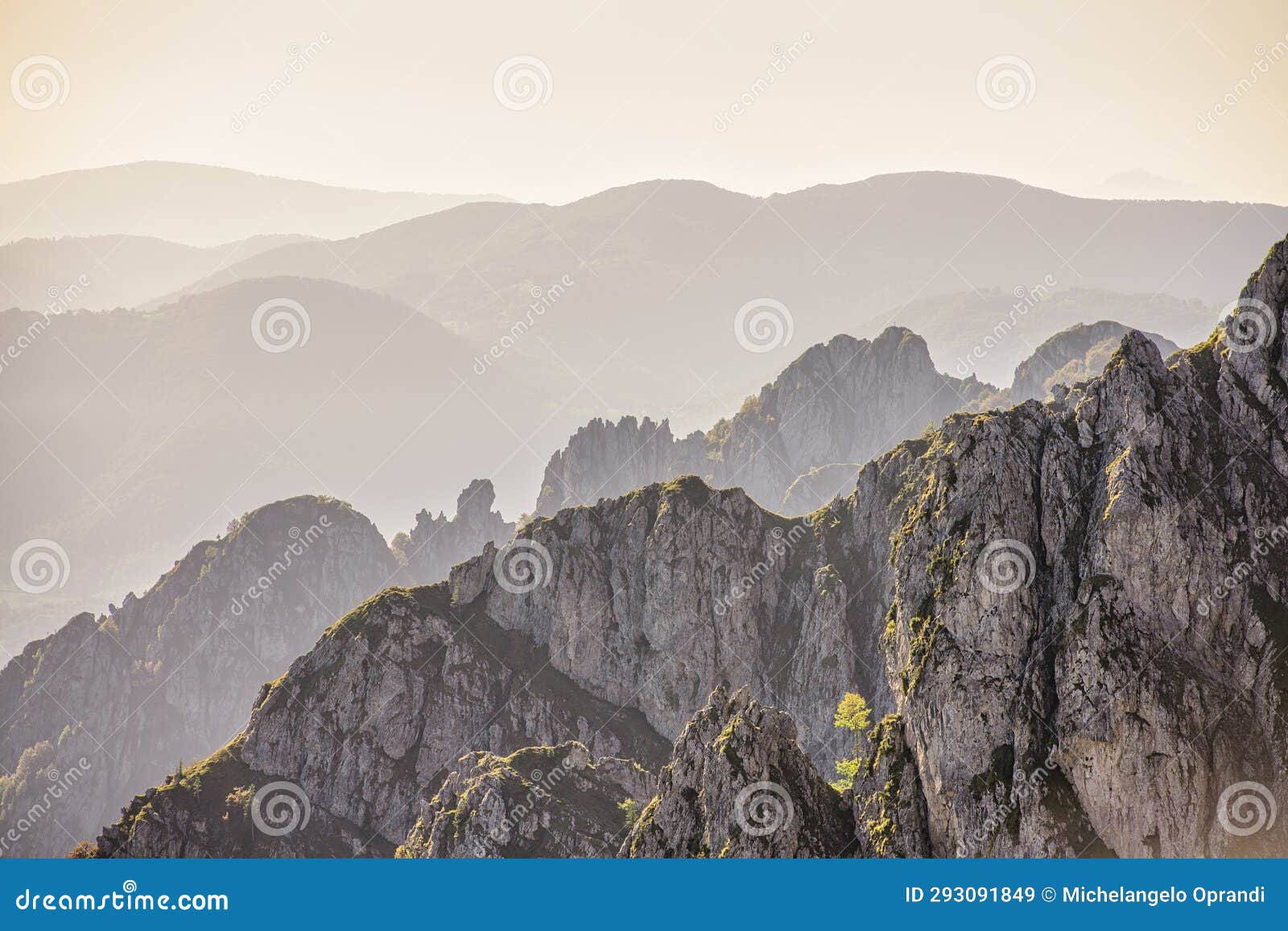 Mountain Ridges To Infinity Stock Image - Image of infinity, nature ...