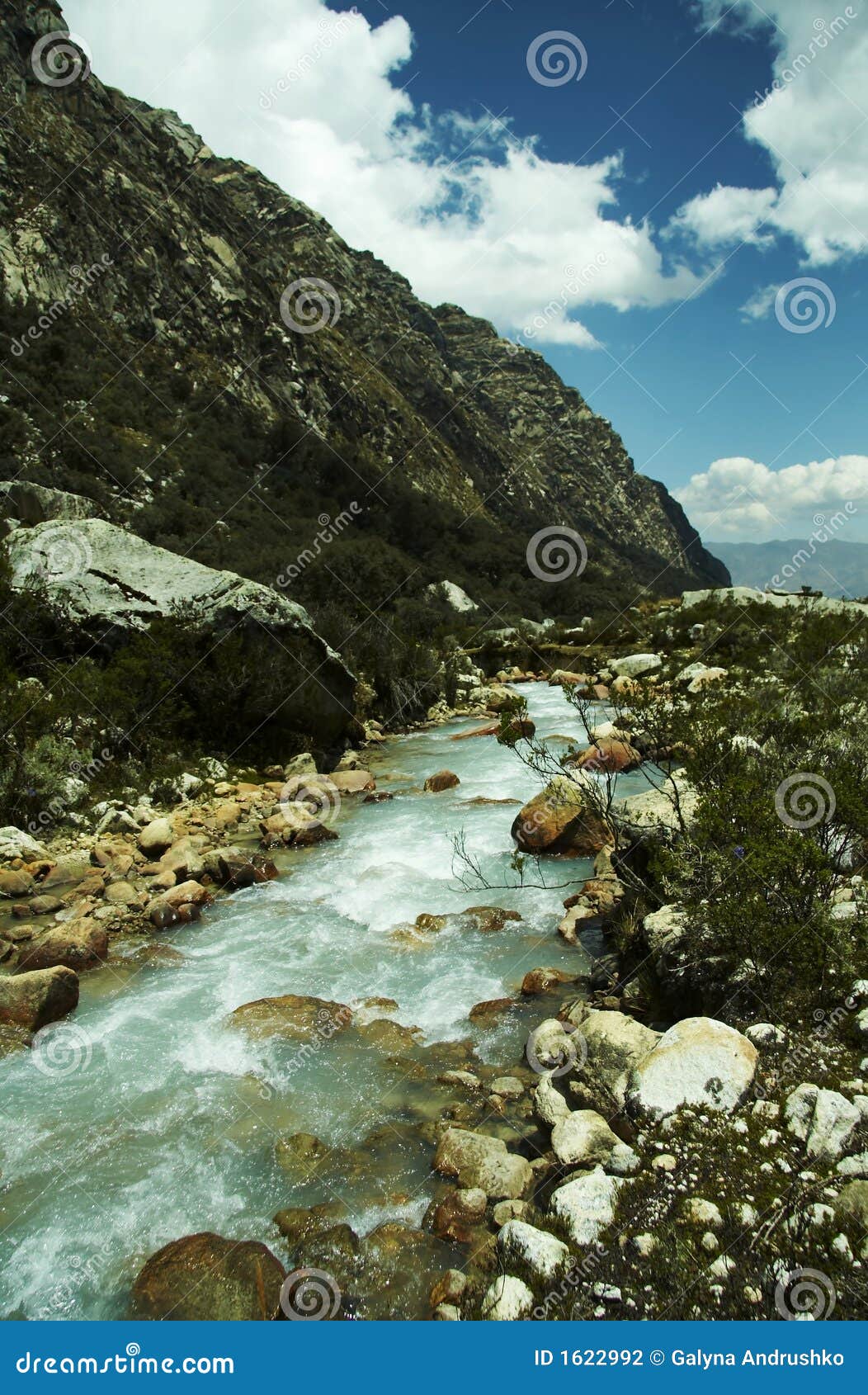 Mountain river stock photo. Image of america, natural - 1622992