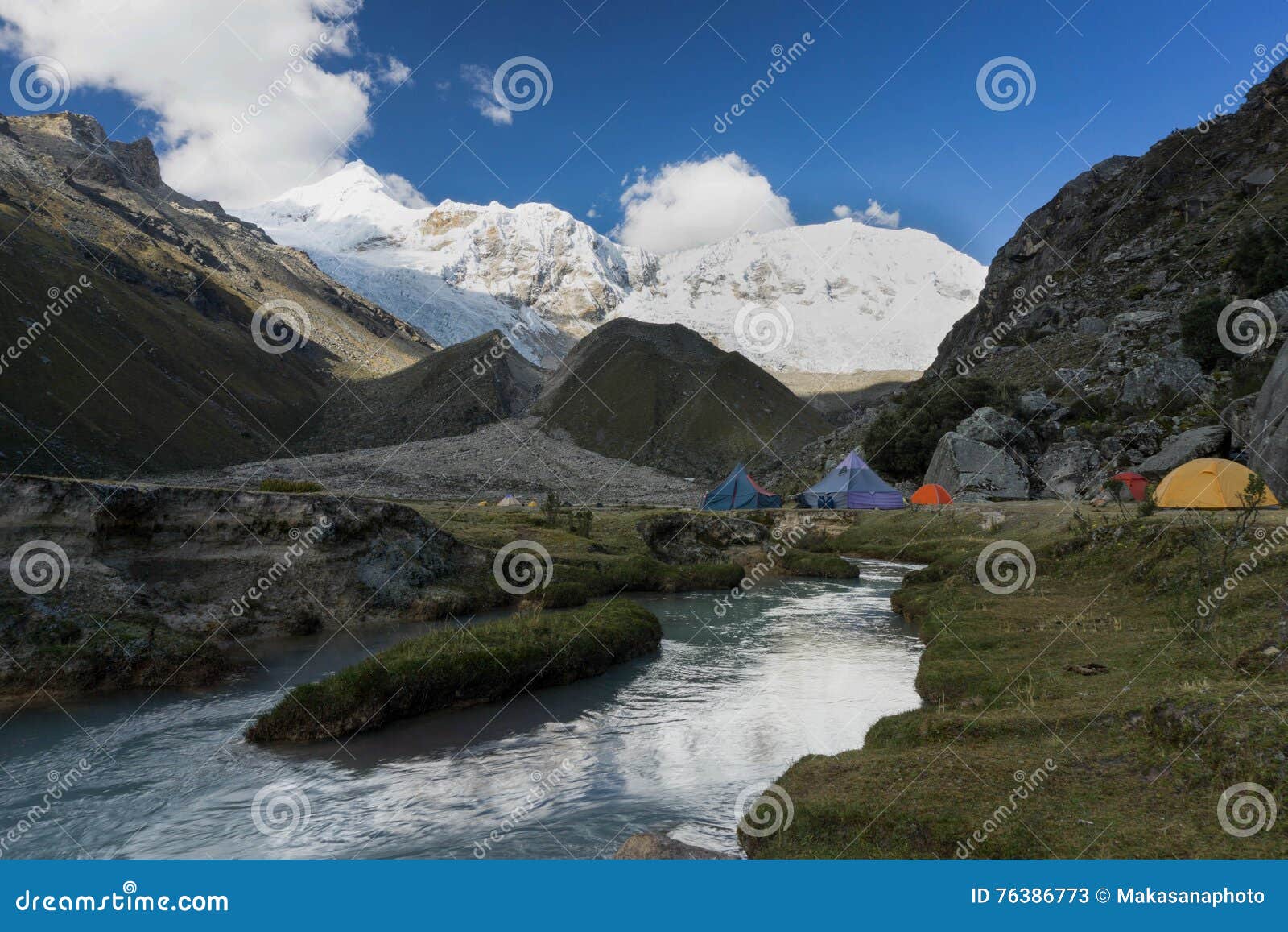 Mountain River in the Andes Stock Image - Image of peru, mountain: 76386773