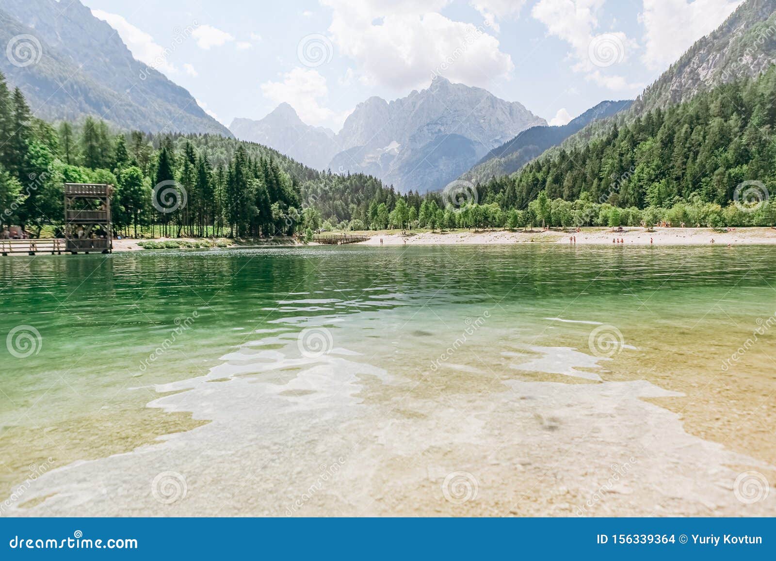 Mountain River Color Forest Vegetation Ecology Nature Stock Photo ...