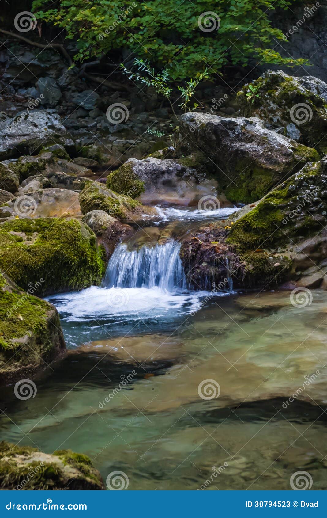 The Mountain River in the Crimea Stock Image - Image of water ...