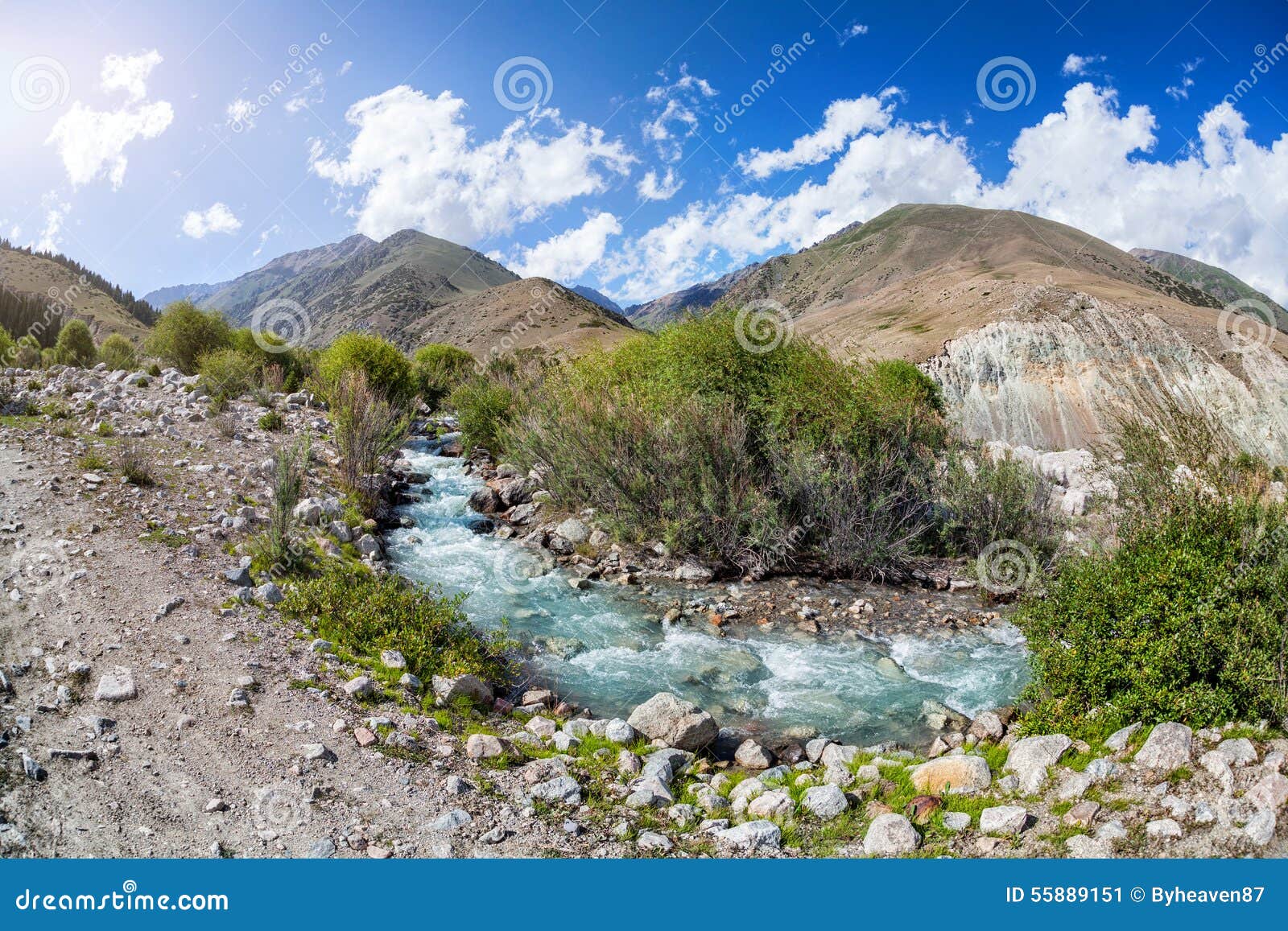 Mountain river stock image. Image of gregory, central - 55889151