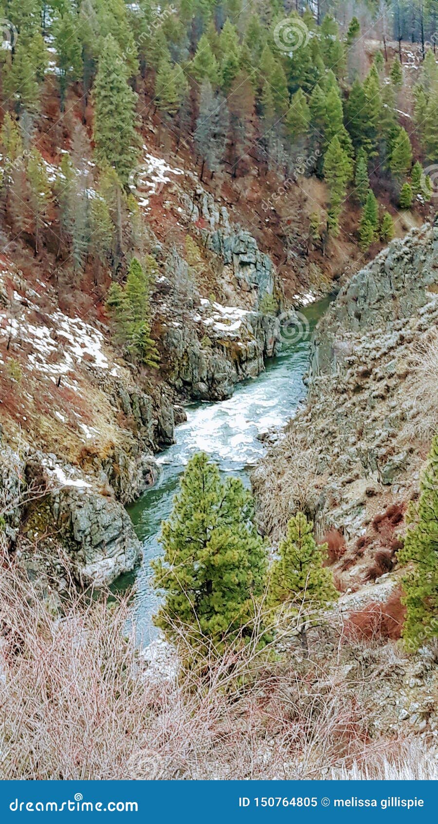 Mountain River stock image. Image of mountain, landscapee - 150764805