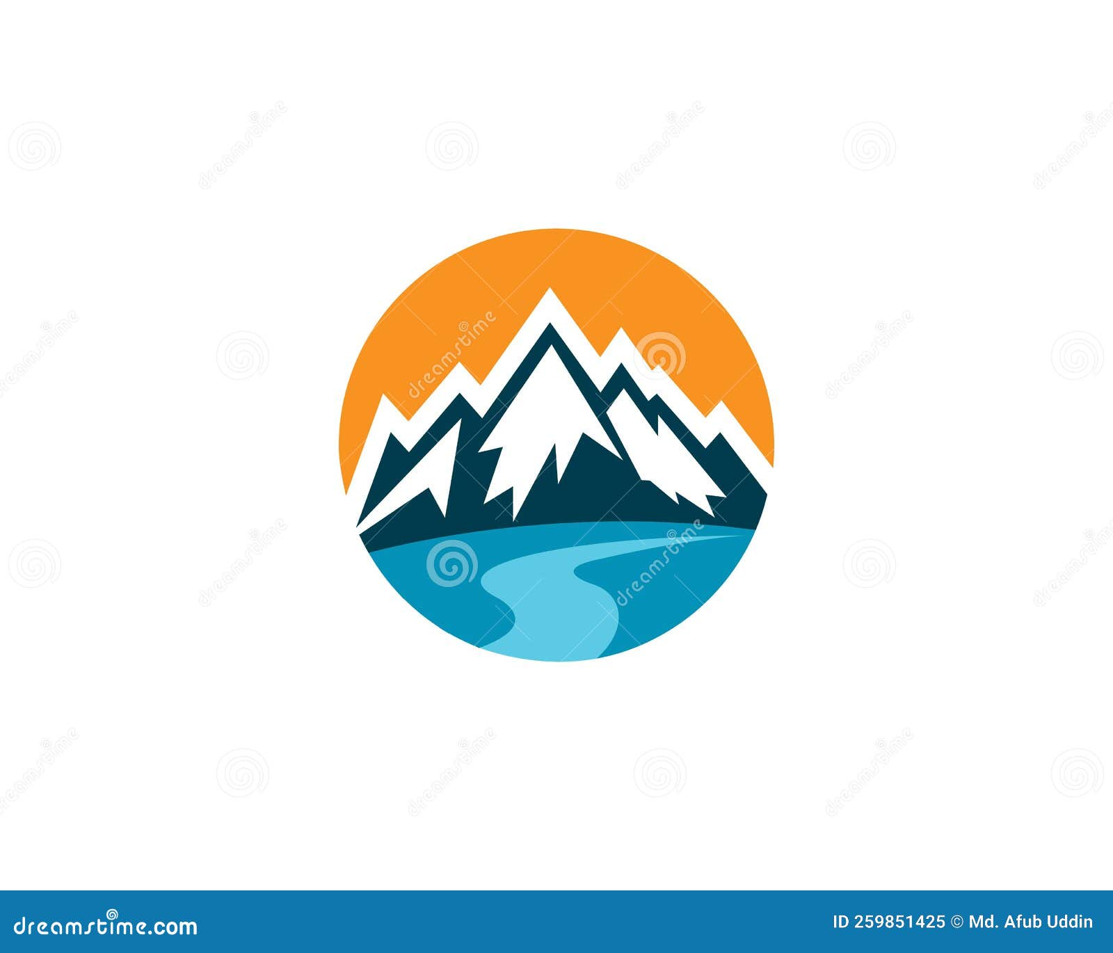 Mountain and River Logo Designs Stock Vector - Illustration of symbol ...