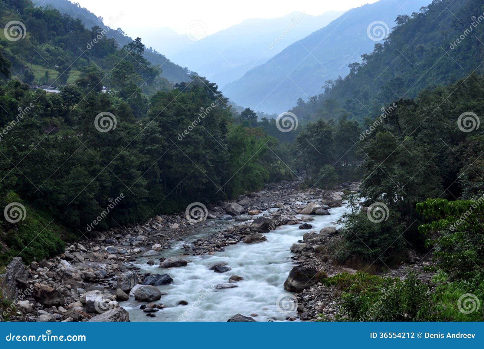 Mountain river stock photo. Image of falling, liquid - 36554212