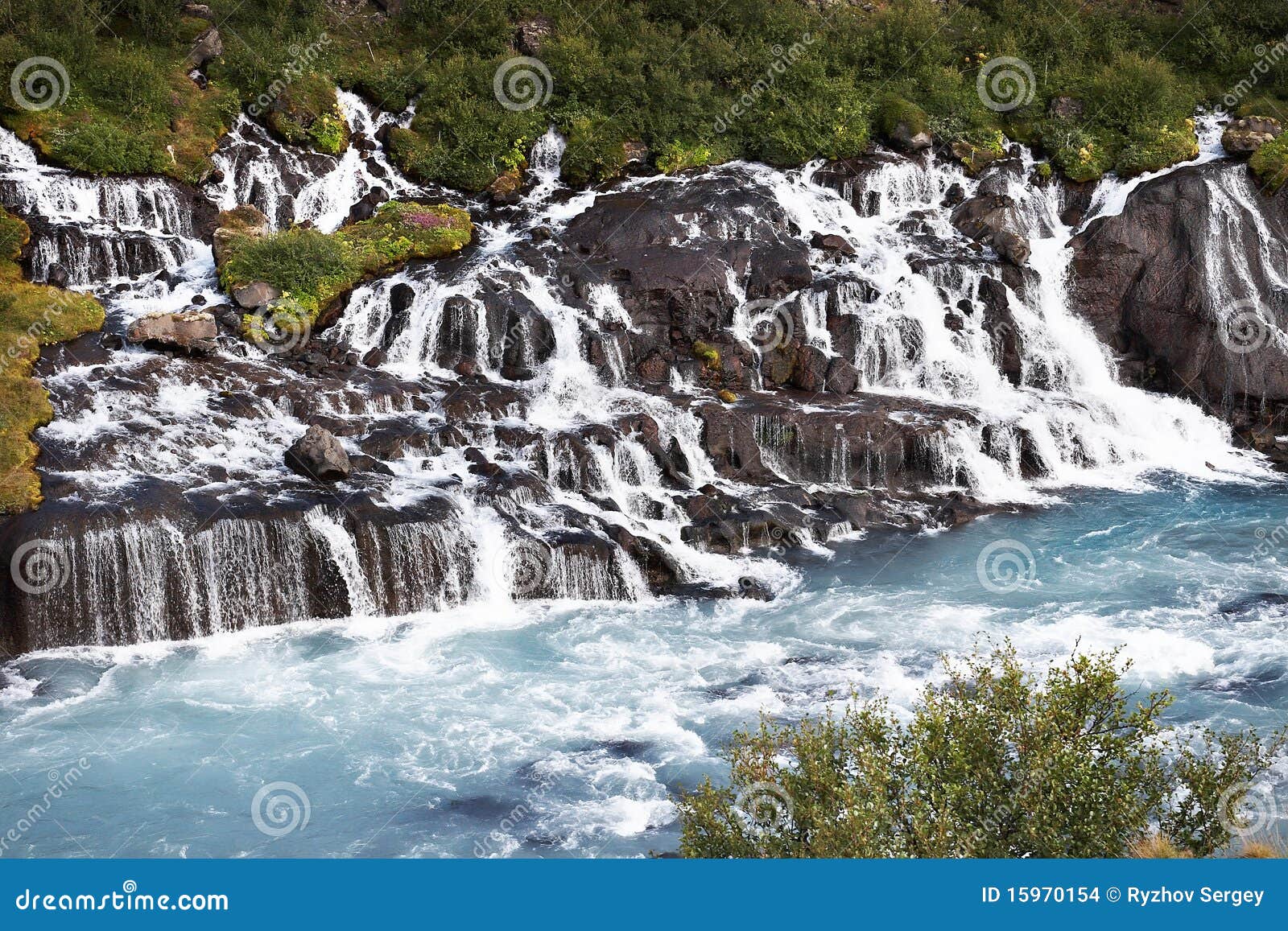 Mountain River with Rapids. Stock Photo - Image of waves, landscape ...
