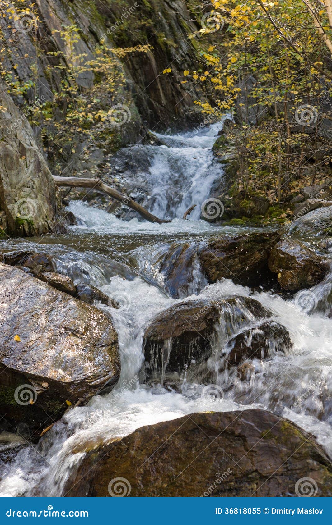 Mountain River among the Rocks Stock Image - Image of clean, rocky ...