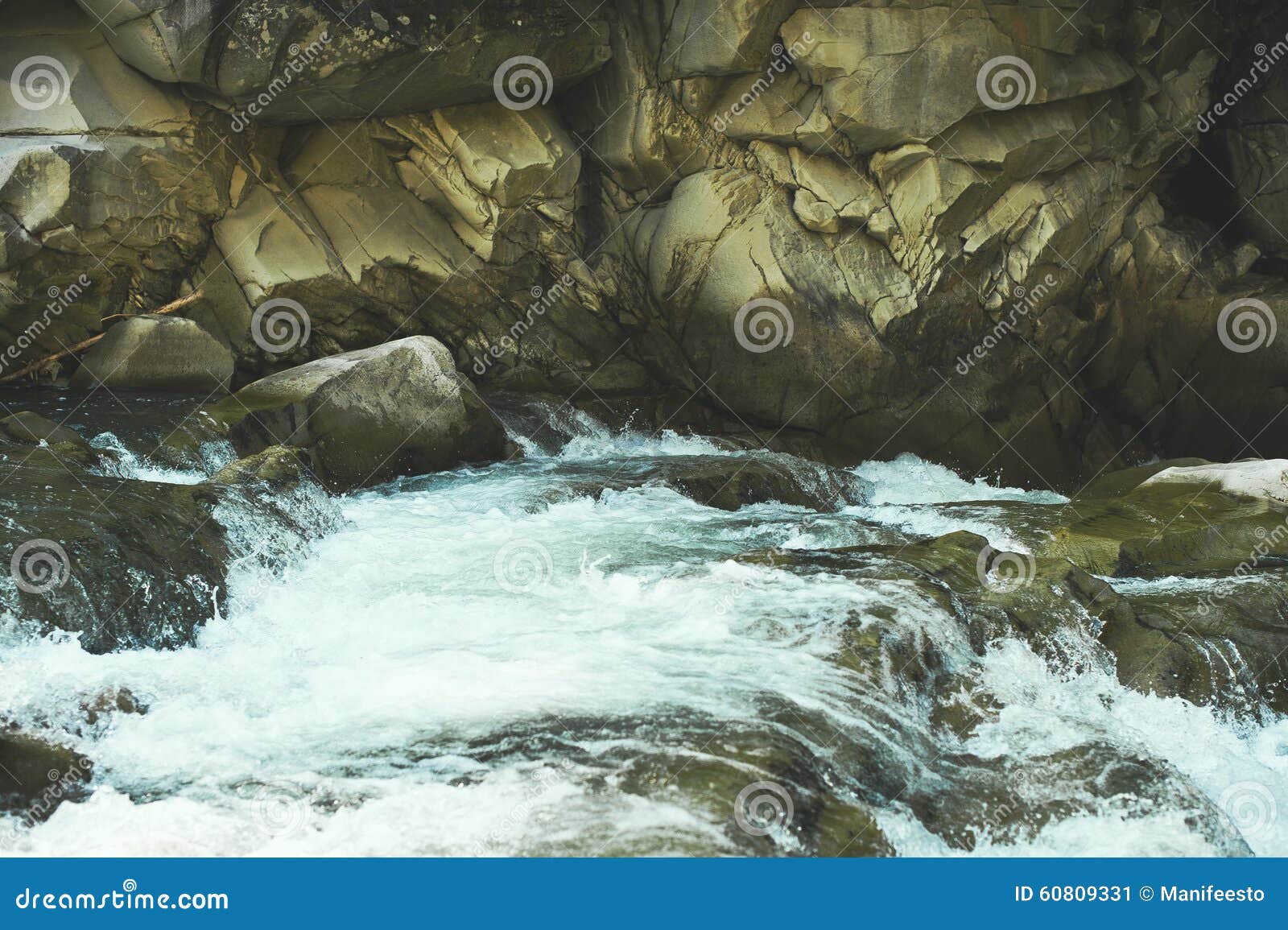 Mountain River, Rocks and Stones. Stock Image - Image of travel ...