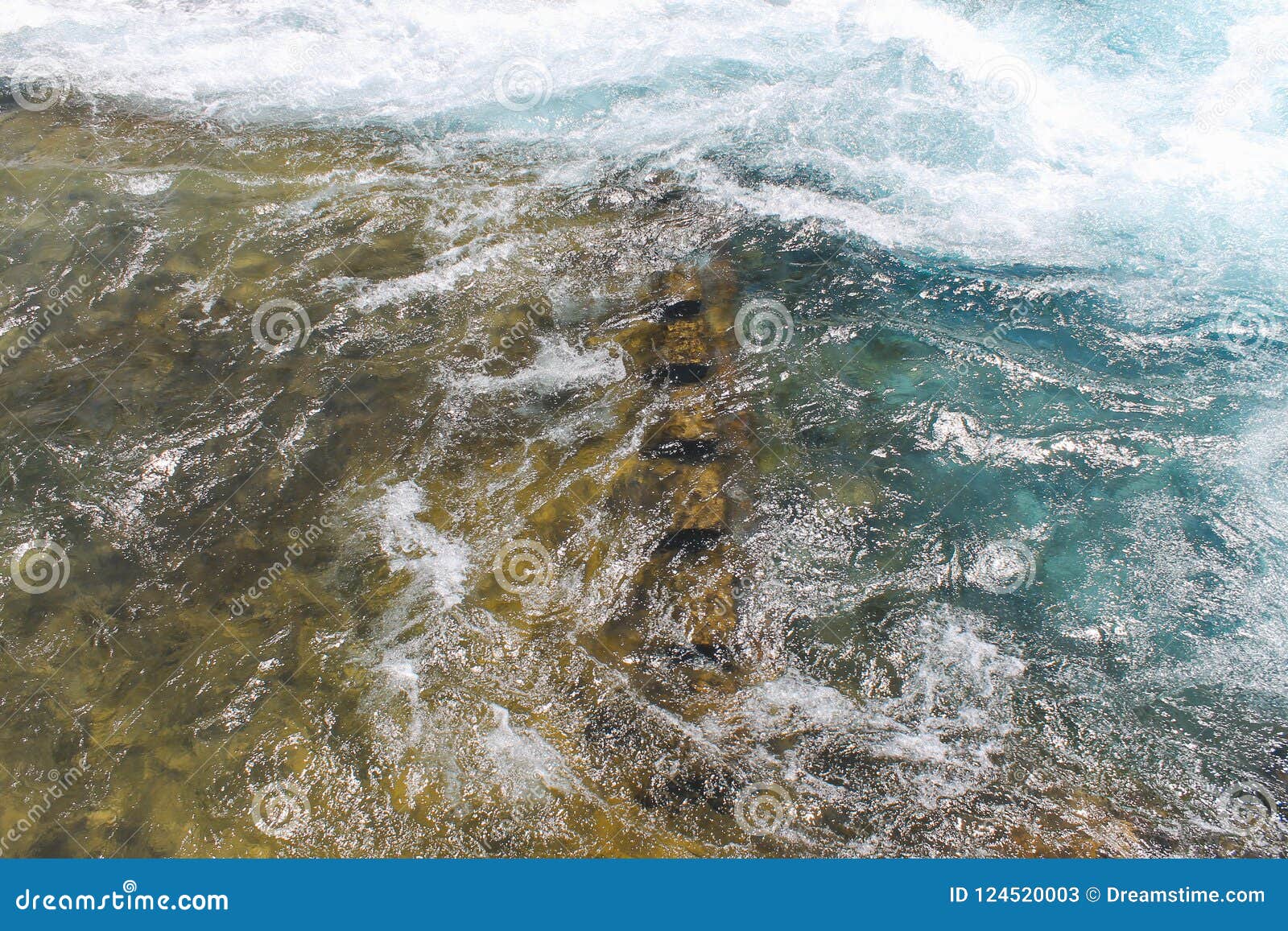 Mountain River, Rushing Water Flowing Texture Stock Image - Image of ...