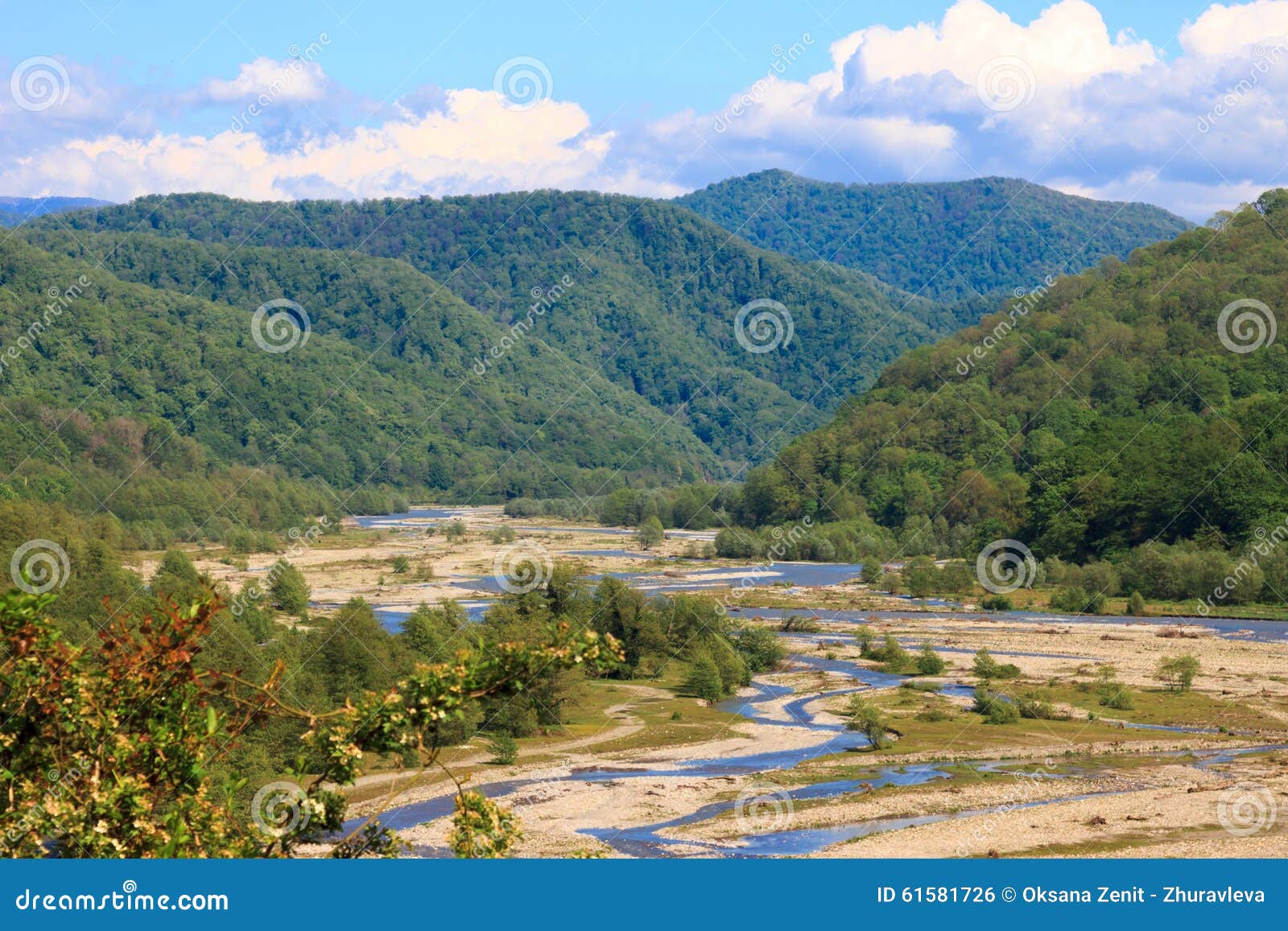 Mountain river Shahe stock photo. Image of blue, scenic - 61581726