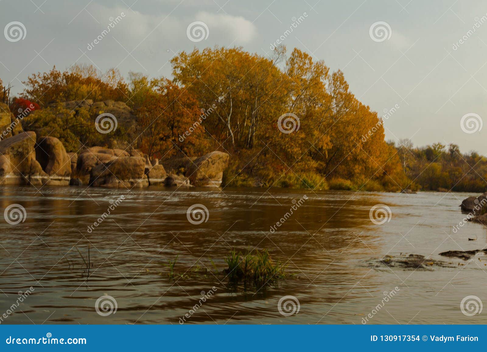 Mountain River Southern Bug Ukraine Stock Photo - Image of mountains ...