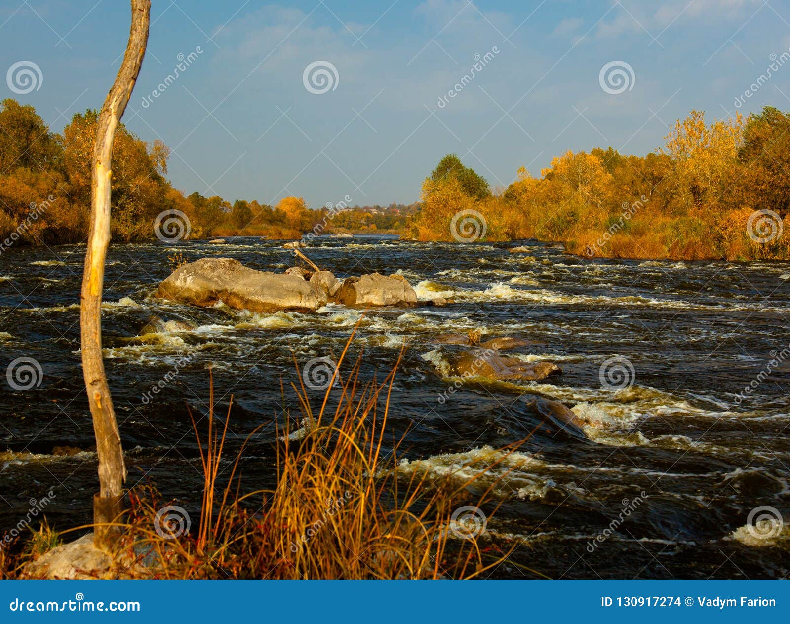 Mountain River Southern Bug Ukraine Stock Photo - Image of late, beauty ...
