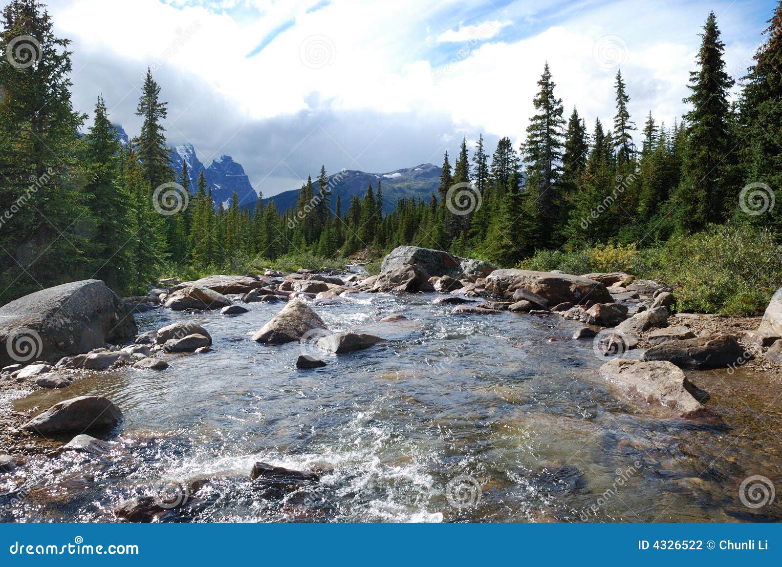Mountain and rivers stock photo. Image of park, mountain - 4326522