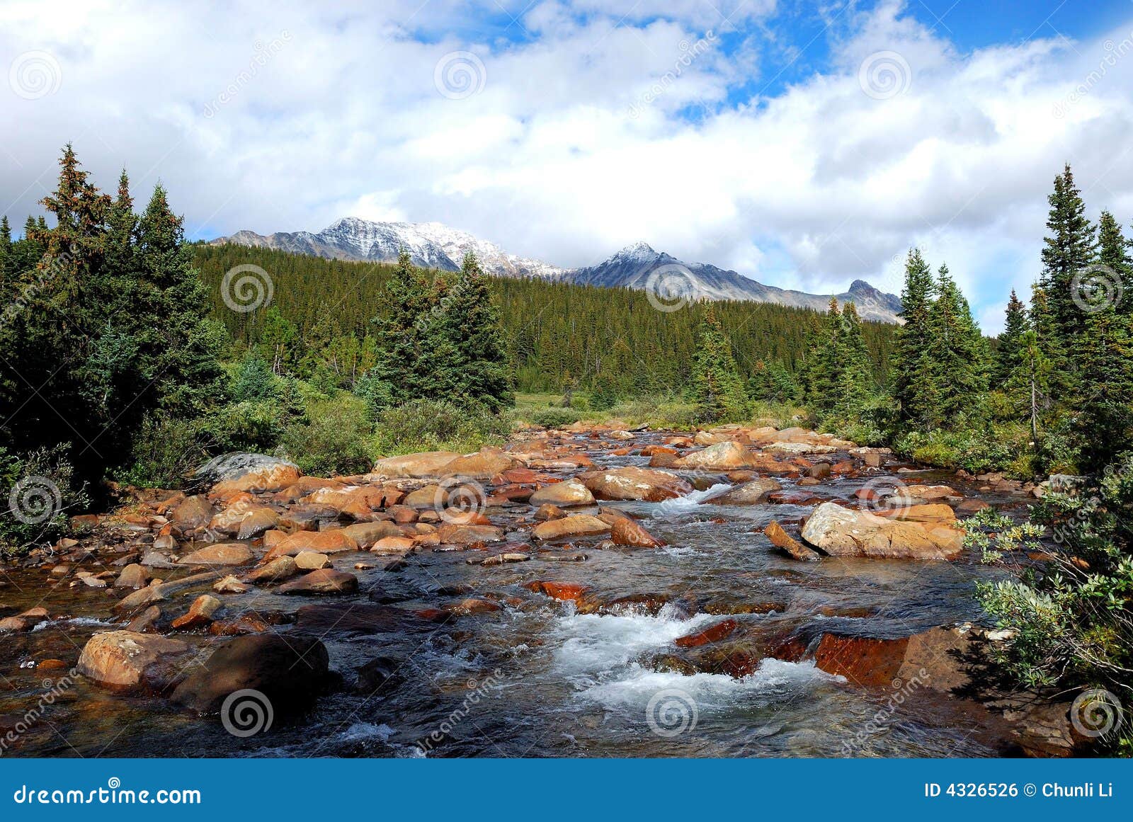 Mountain and rivers stock photo. Image of river, rock - 4326526