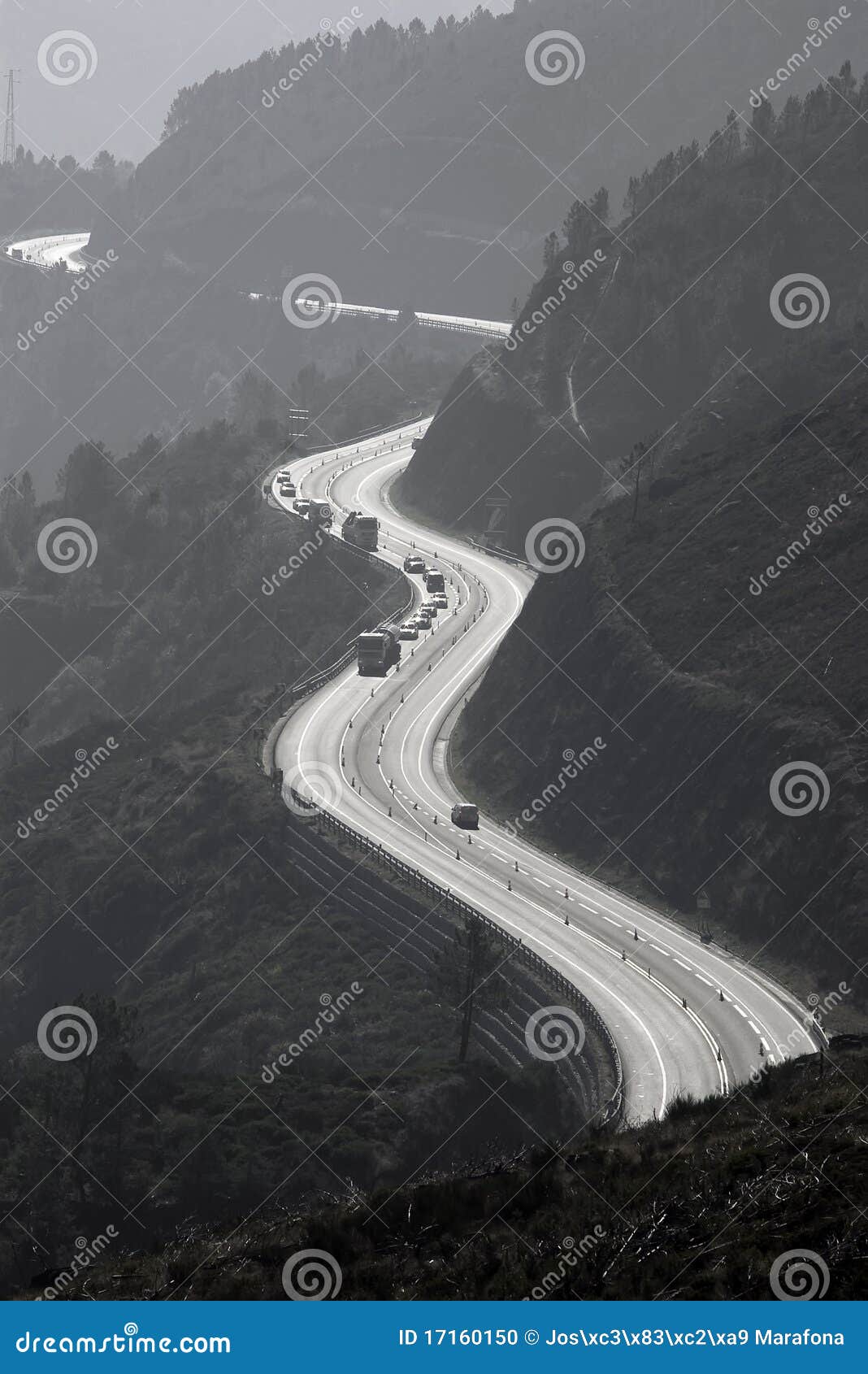 Mountain road stock photo. Image of path, land, motion - 17160150