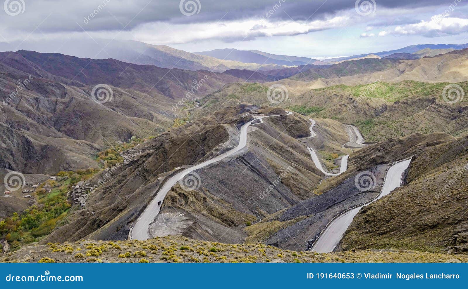 Mount Atlas The Highest In North Africa Viewed From Ouarzazate In ...