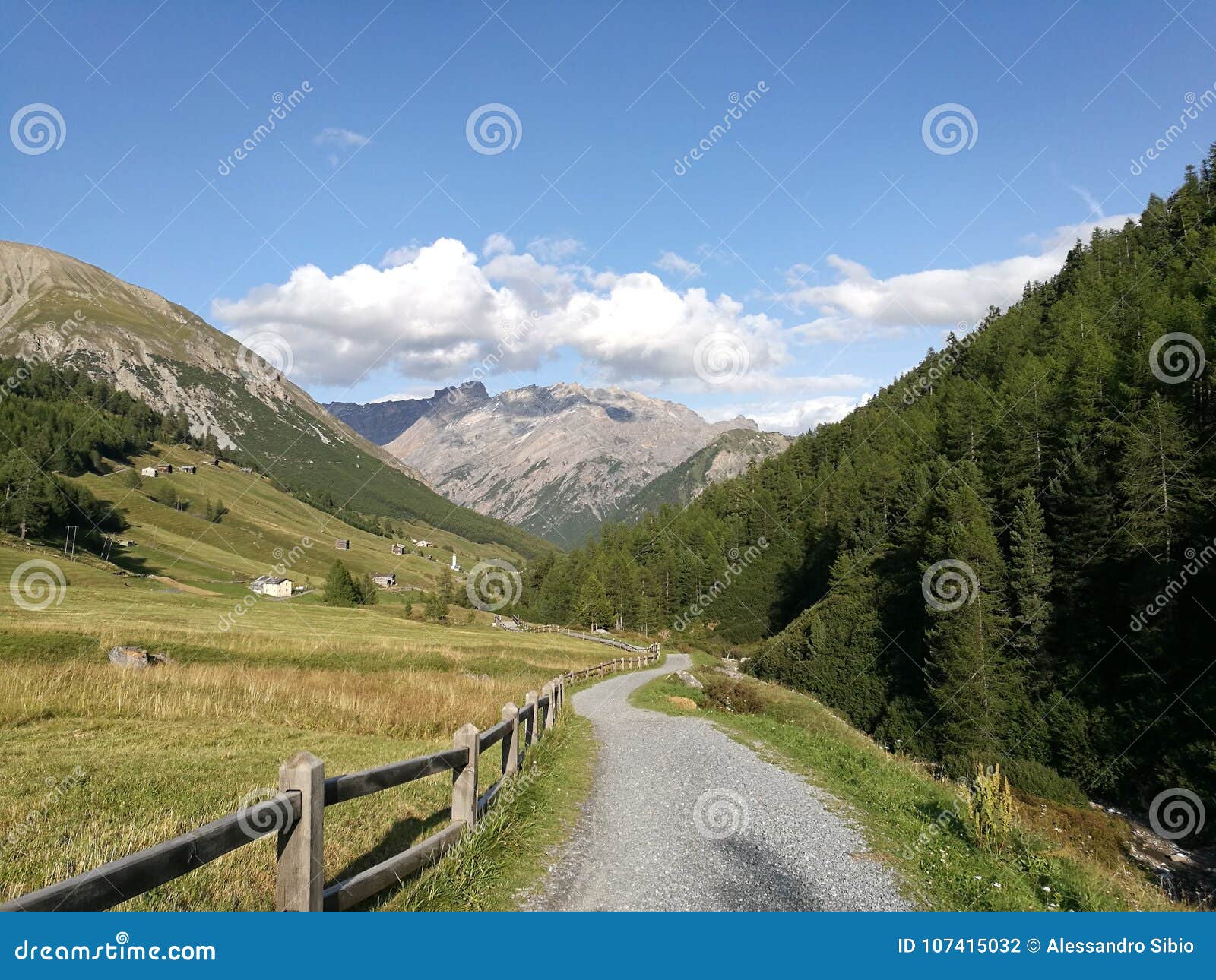 Street of the mountain stock photo. Image of spring - 107415032