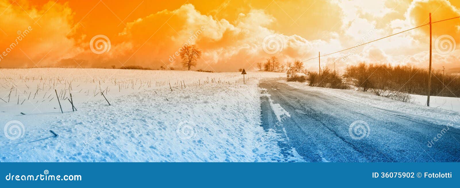 Mountain road at sunset stock photo. Image of outdoor - 36075902