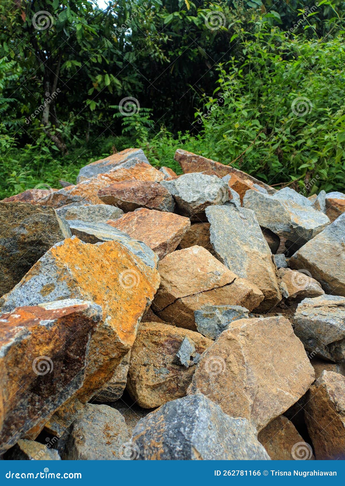 Mountain Rock that Can Be Used To Make Building Foundations Stock Photo ...