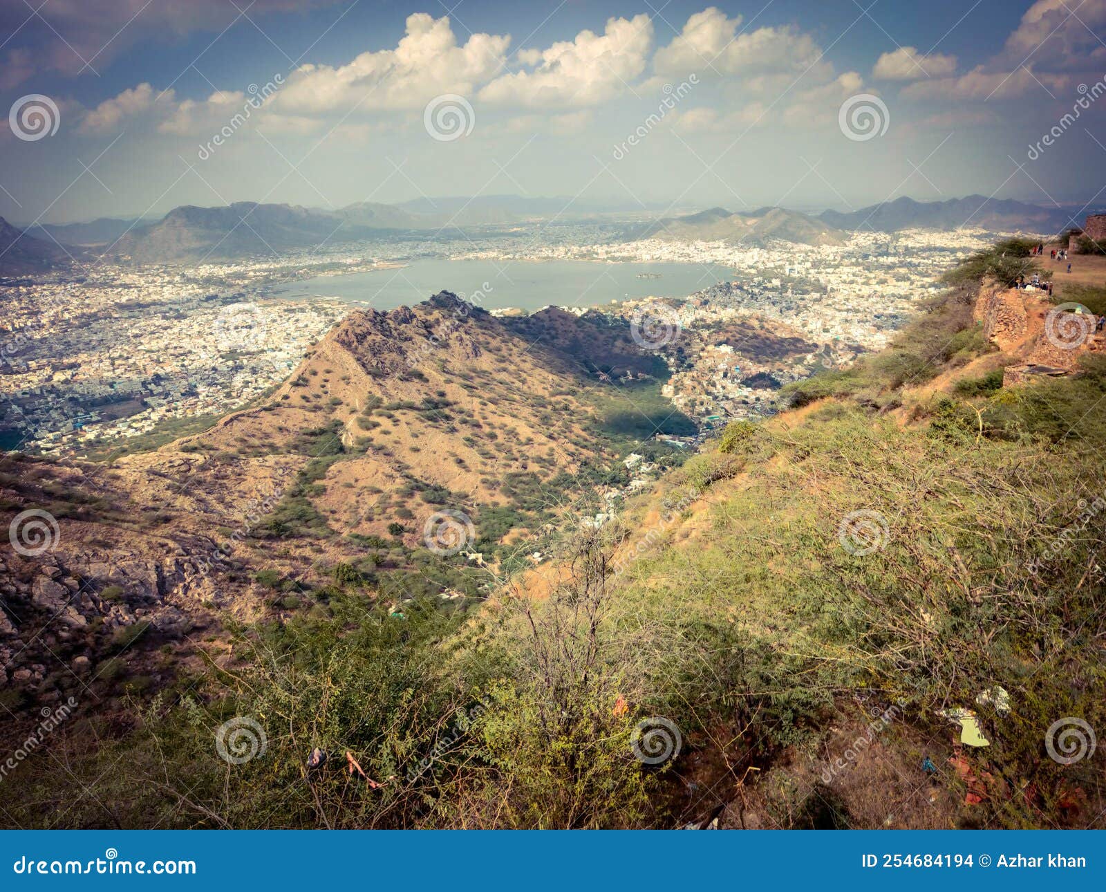 Mountain Rock with Sky and Cloud Background, Skyscape Stock Photo ...