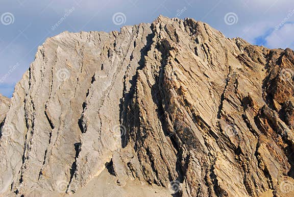 Mountain and rock slide stock image. Image of nature, lines - 7271353