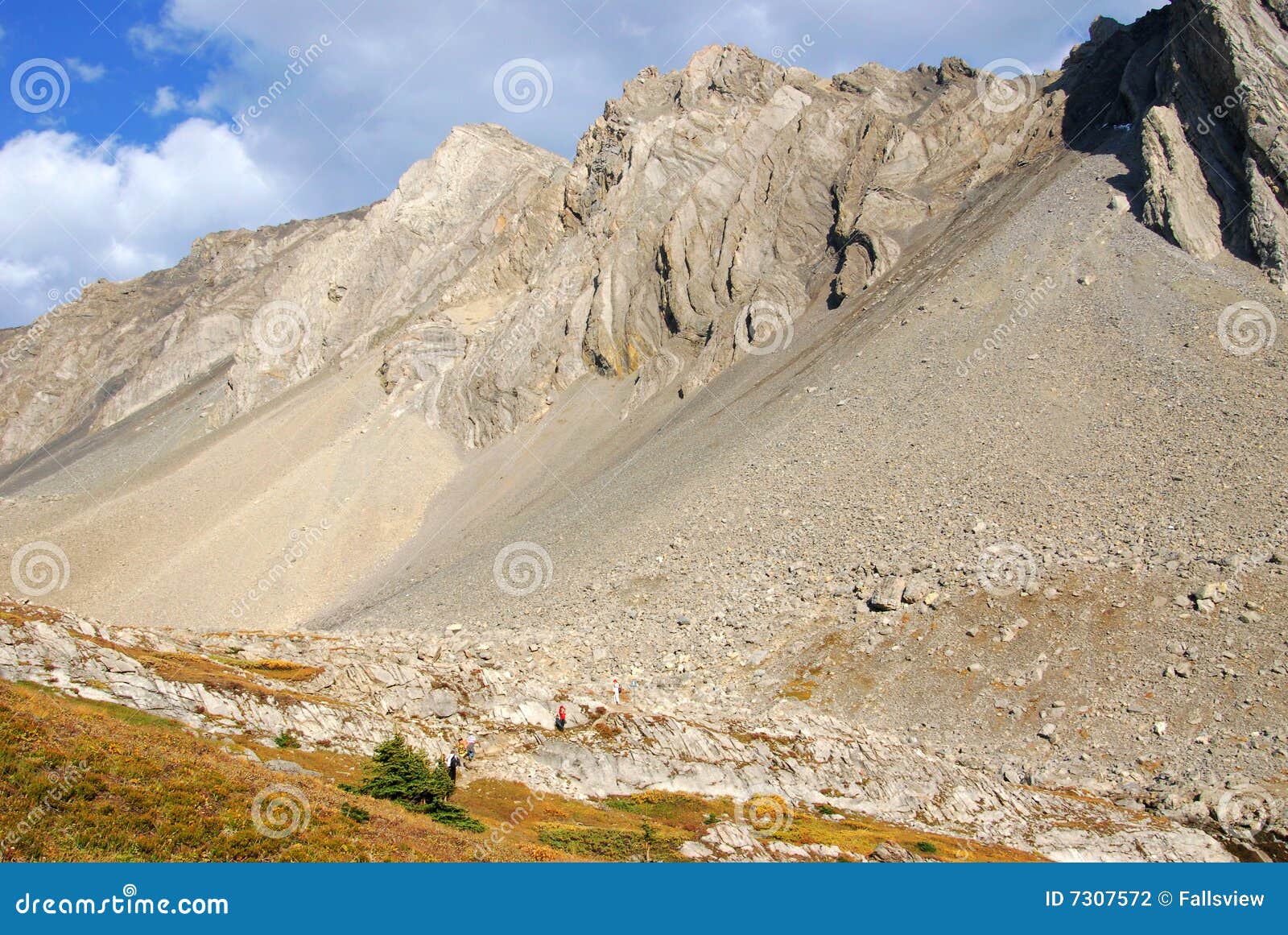 Mountain and rock slide stock photo. Image of beautiful - 7307572