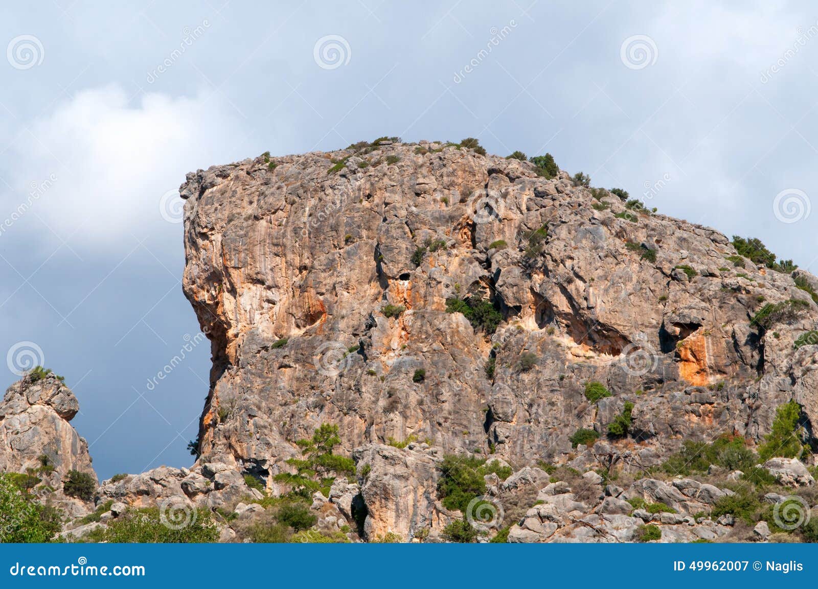 Mountain rock stock image. Image of scenic, rock, cave - 49962007
