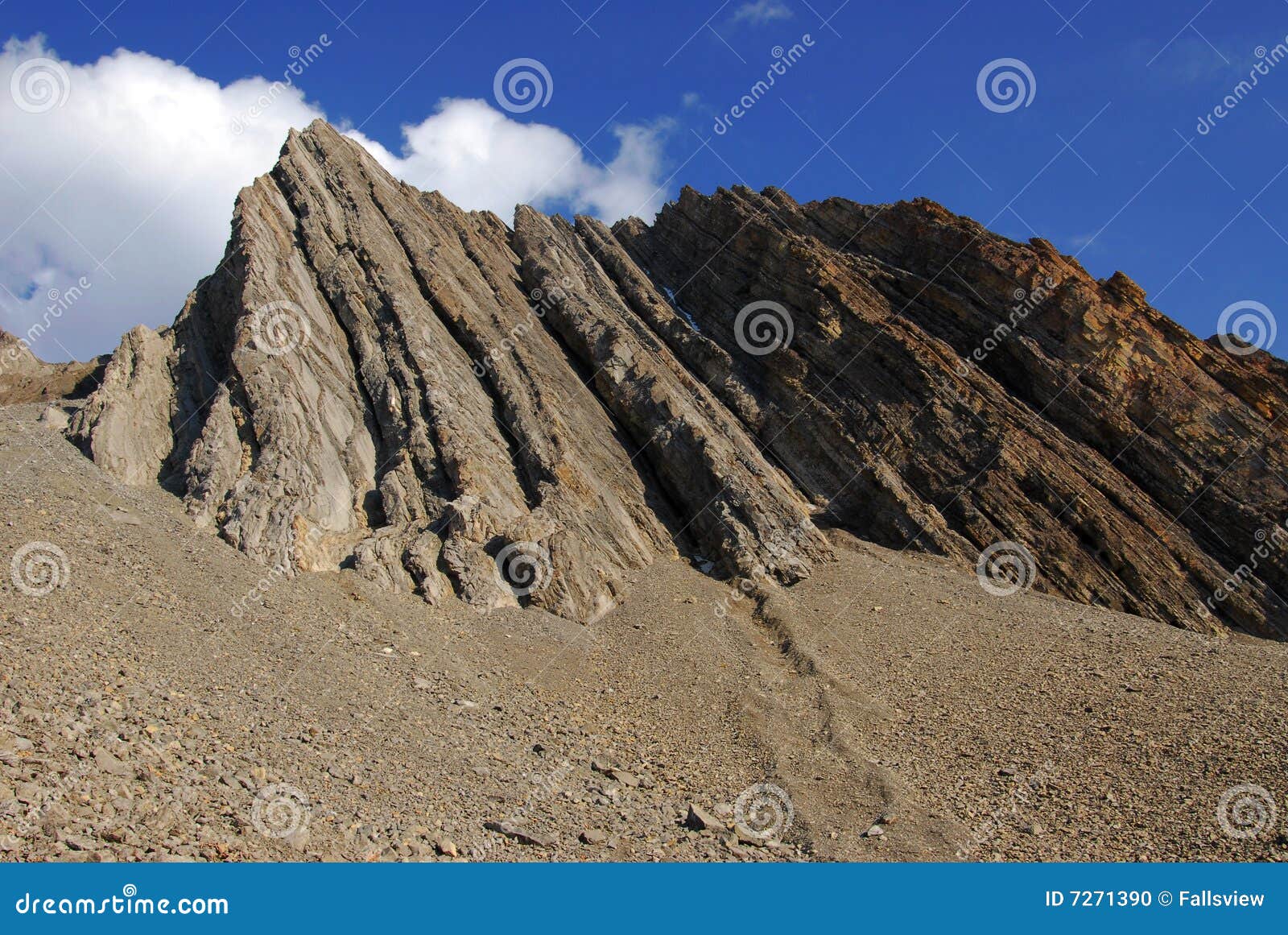 Mountain and rockslide stock photo. Image of autumnal - 7271390