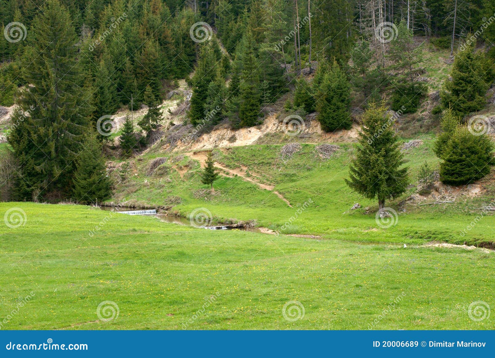 Mountain Rodopi stock image. Image of nature, calm, clouds - 20006689