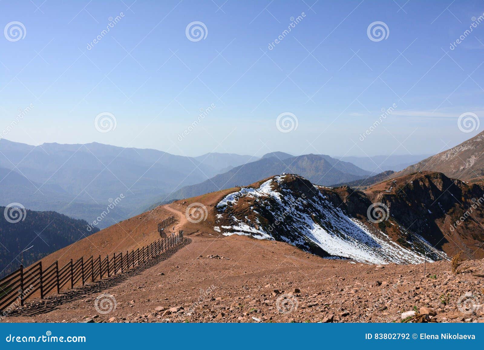 Mountain Rose Peak stock photo. Image of rose, mountain - 83802792