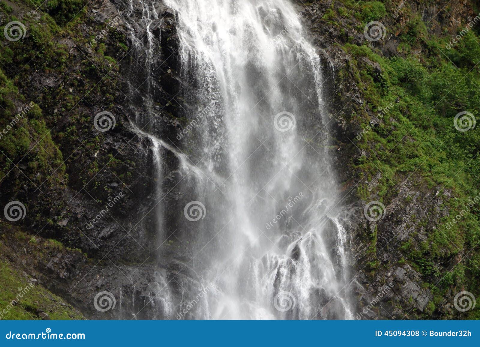 Mountain Run-off in the Spring Stock Photo - Image of white, spring ...