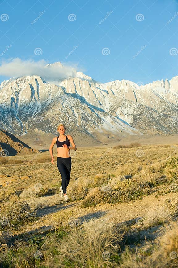 Mountain Runner stock image. Image of hills, exercise - 13663113