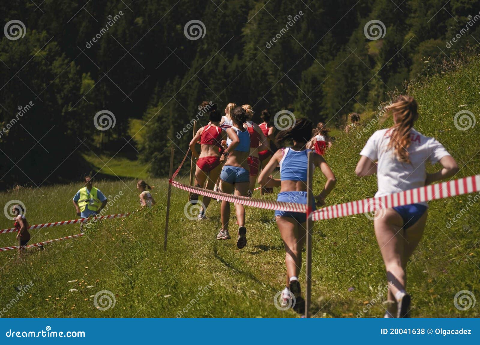 Mountain running challenge editorial stock photo. Image of exert - 20041638
