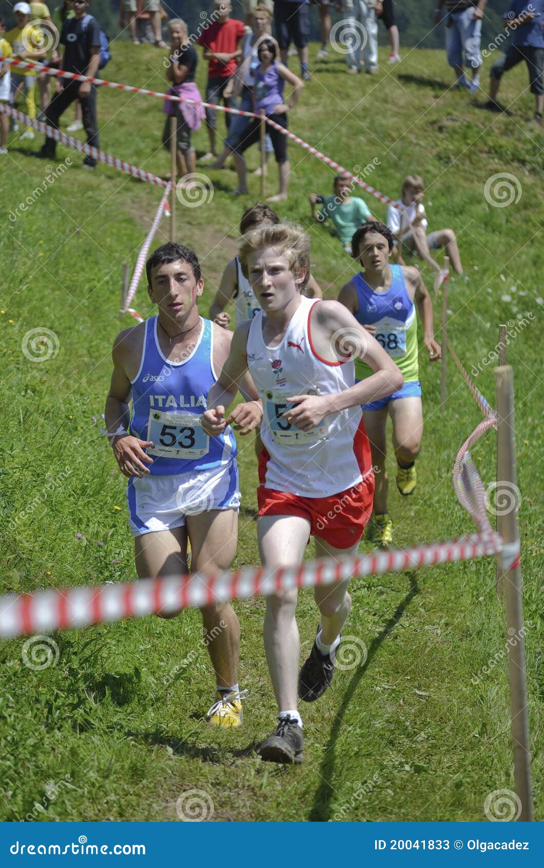 Mountain running challenge editorial stock photo. Image of challenge ...
