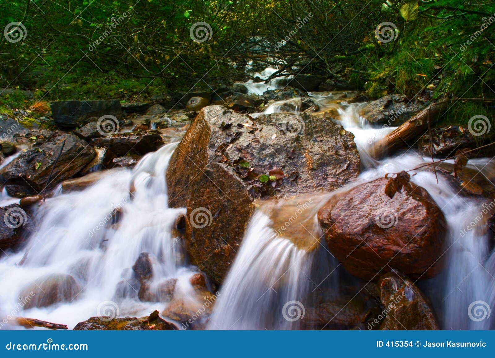 Mountain Runoff stock photo. Image of flow, stream, lovely - 415354