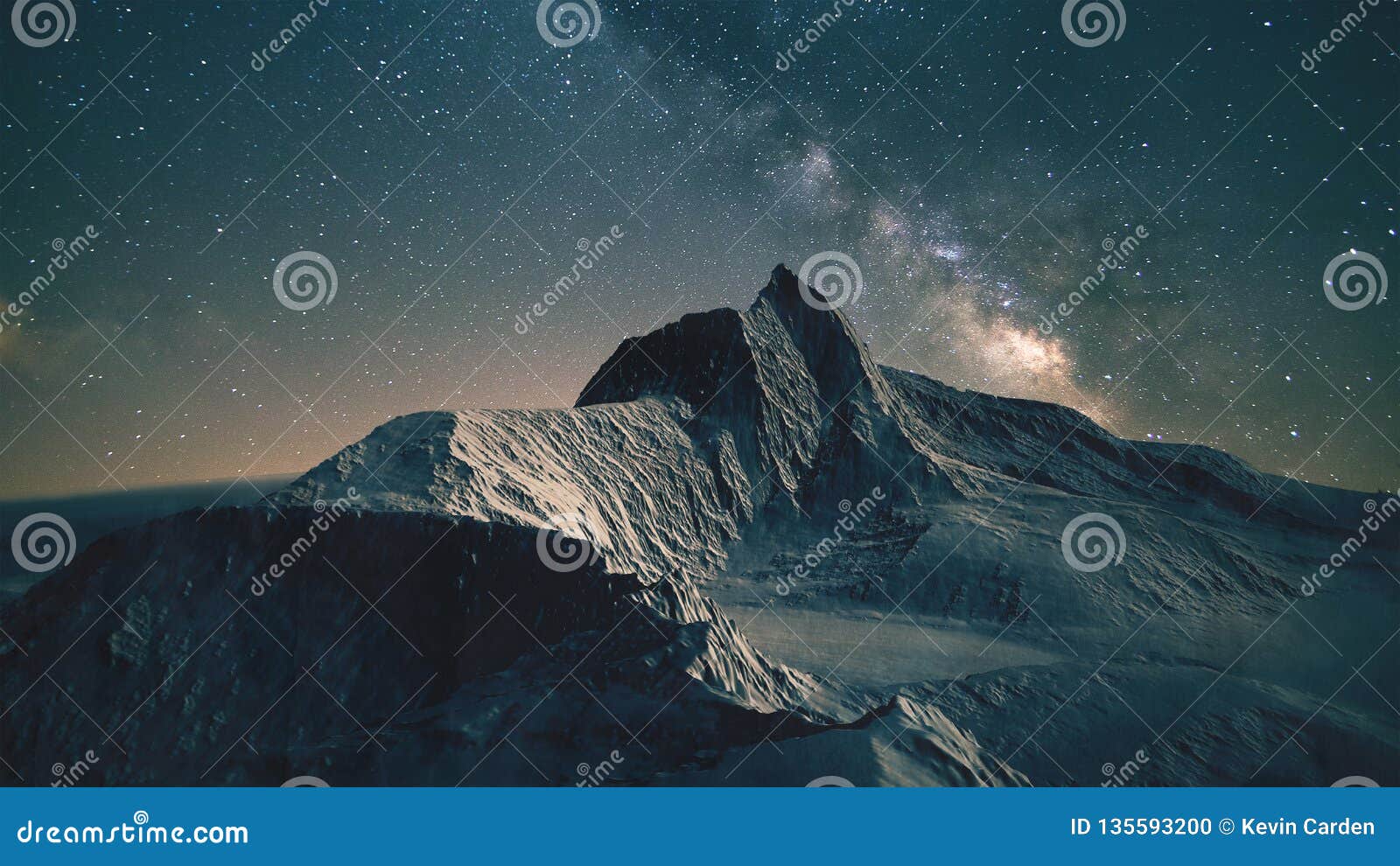 Mountain scene at night stock photo. Image of rugged - 135593200