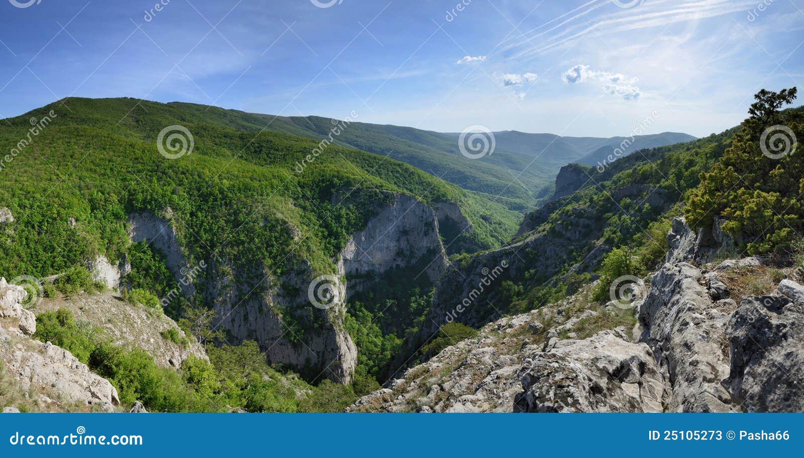 Mountain Scenery in Crimea Canyon Stock Image - Image of peak ...