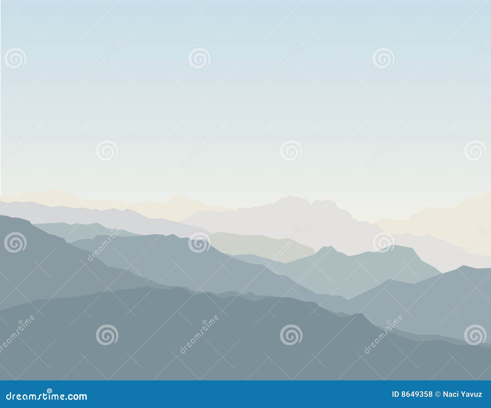 Mountain Scenic Banner Cartoon Vector | CartoonDealer.com #55583333