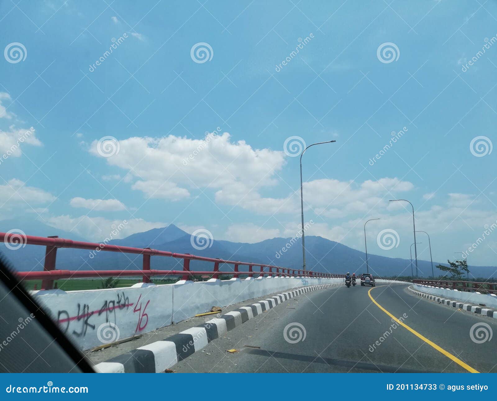 Mountain Scenic Roads in Indonesia Stock Image - Image of driving ...