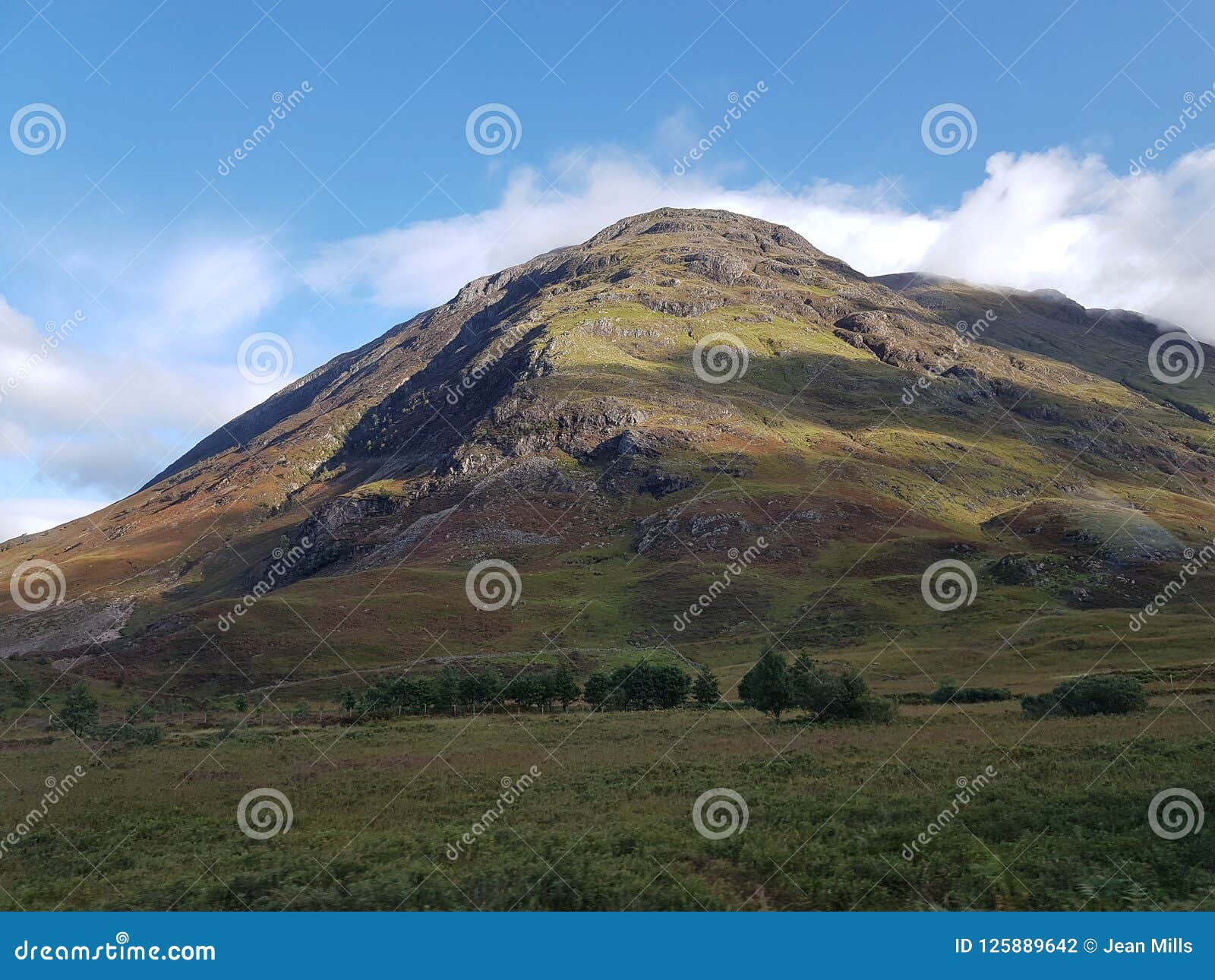 Mountain in Scotland stock photo. Image of moors, mountain - 125889642