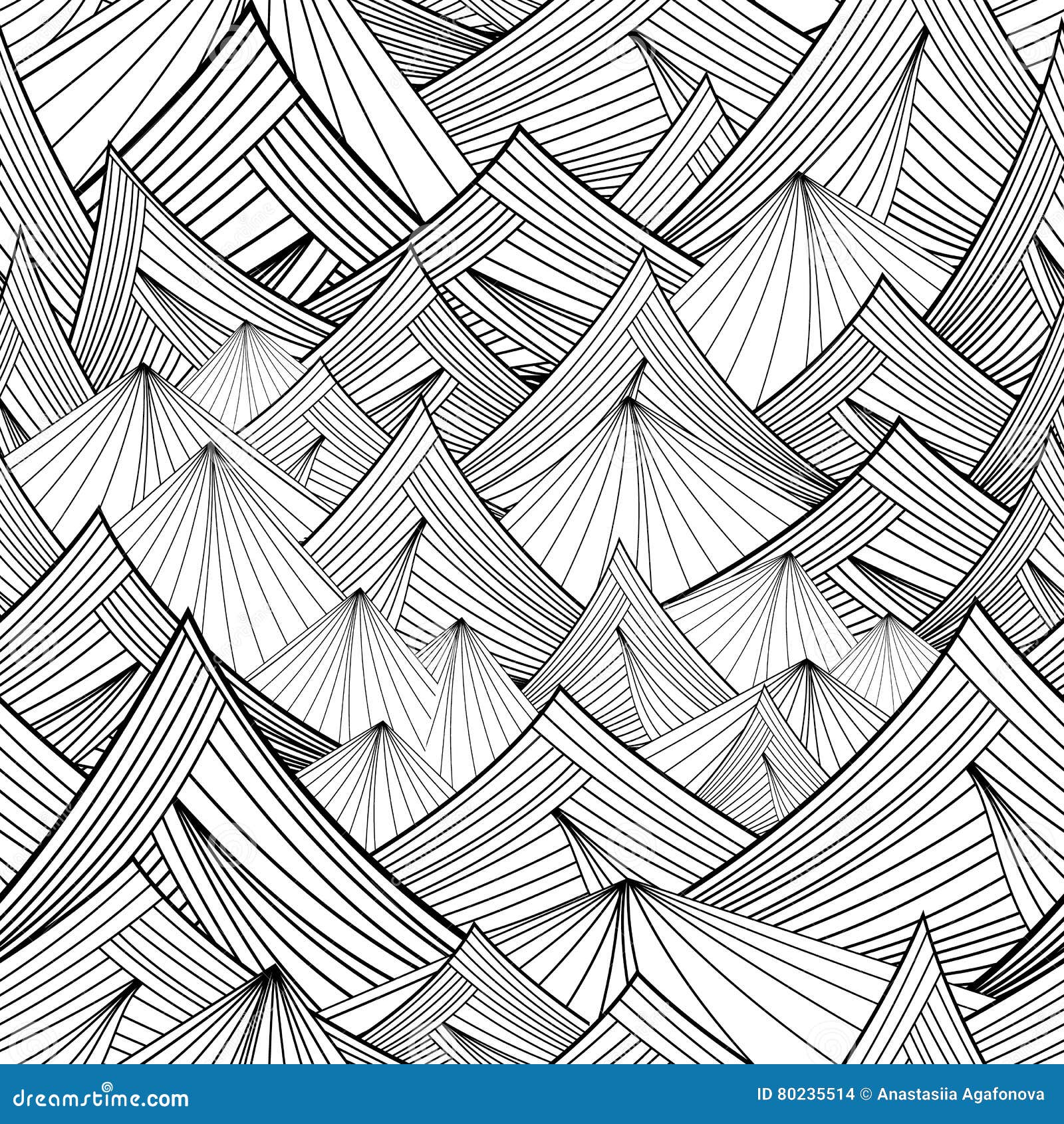 Mountain seamless pattern stock vector. Illustration of nature - 80235514