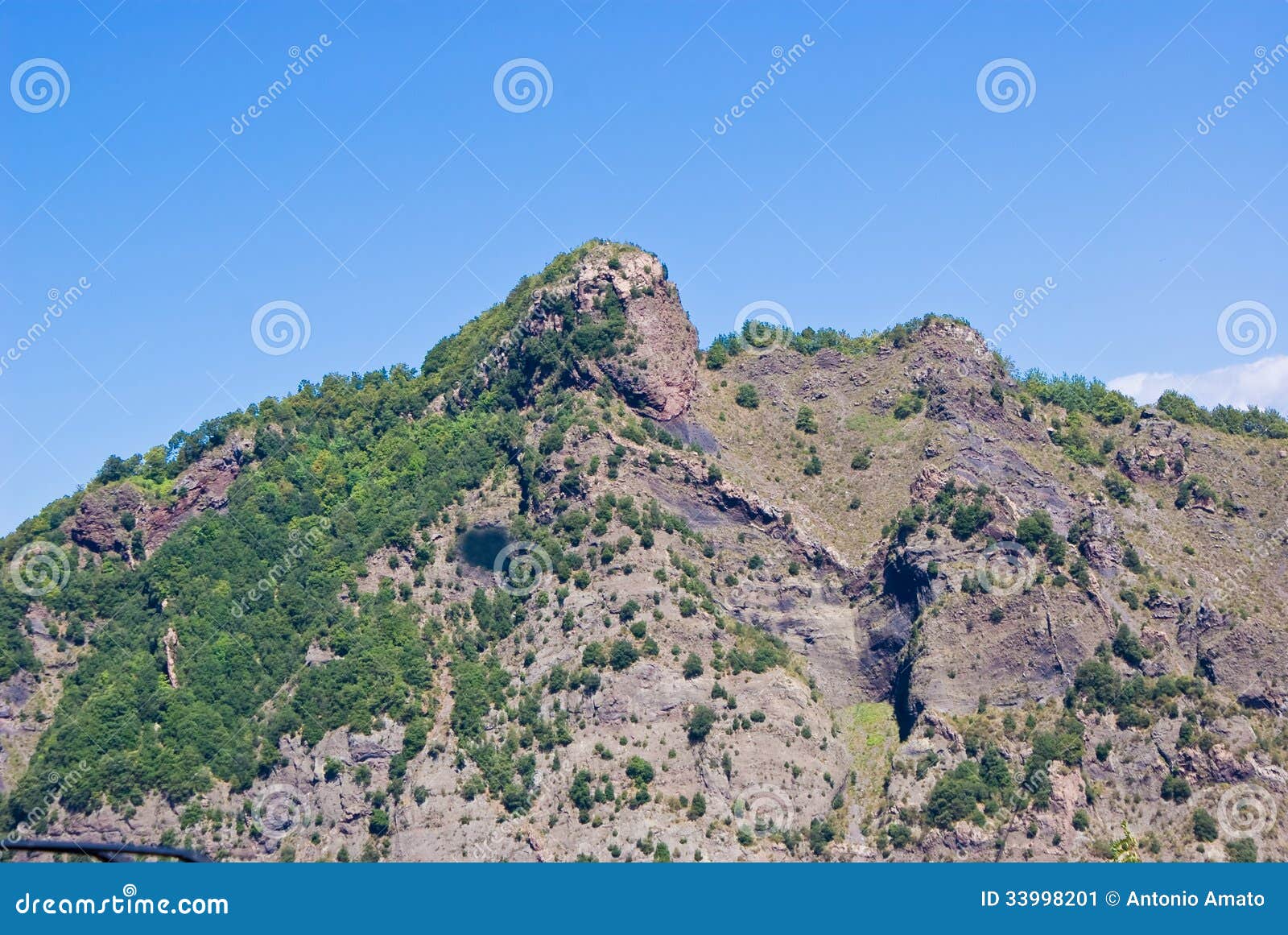 Mountain Shaped on Human Face Stock Image - Image of nature, rock: 33998201
