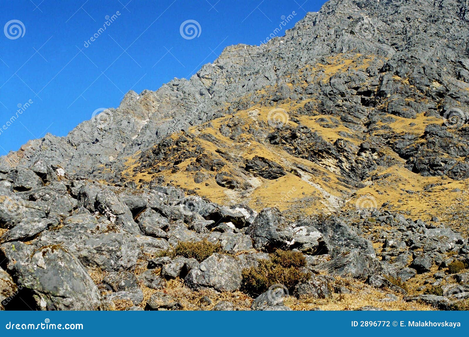 Mountain side stock photo. Image of nature, rock, view - 2896772