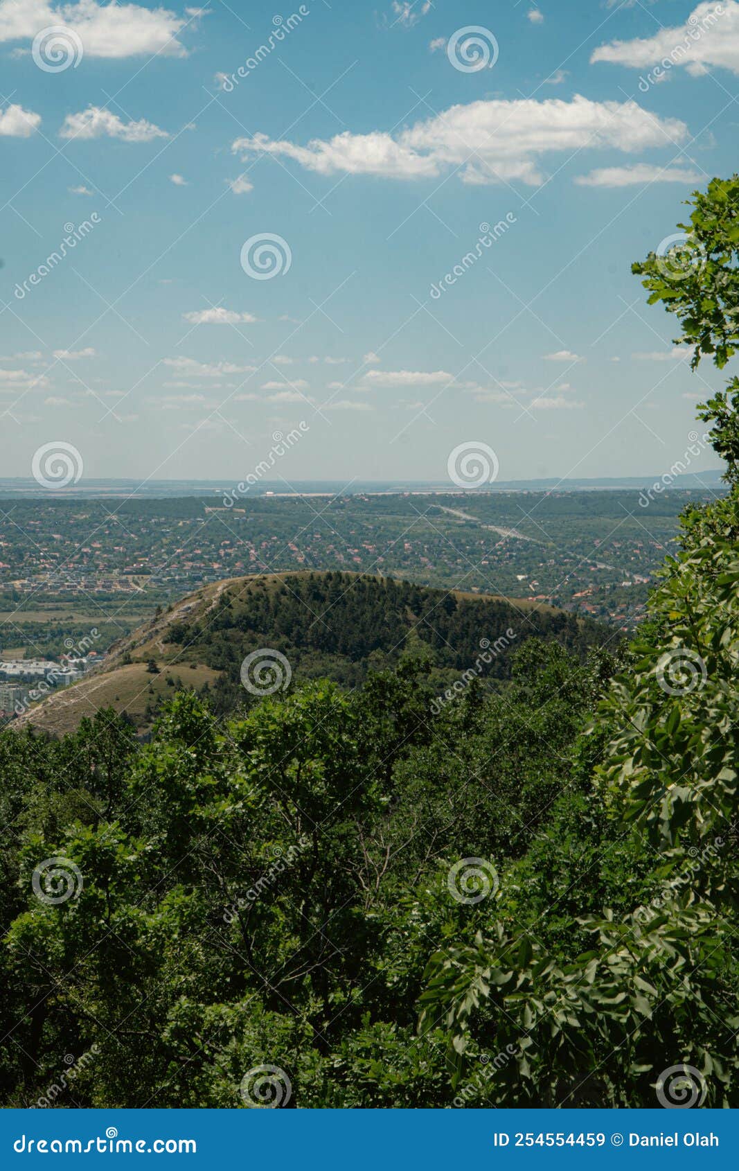 A Mountain Side with Forest in Budaors, Hungary Stock Image - Image of ...