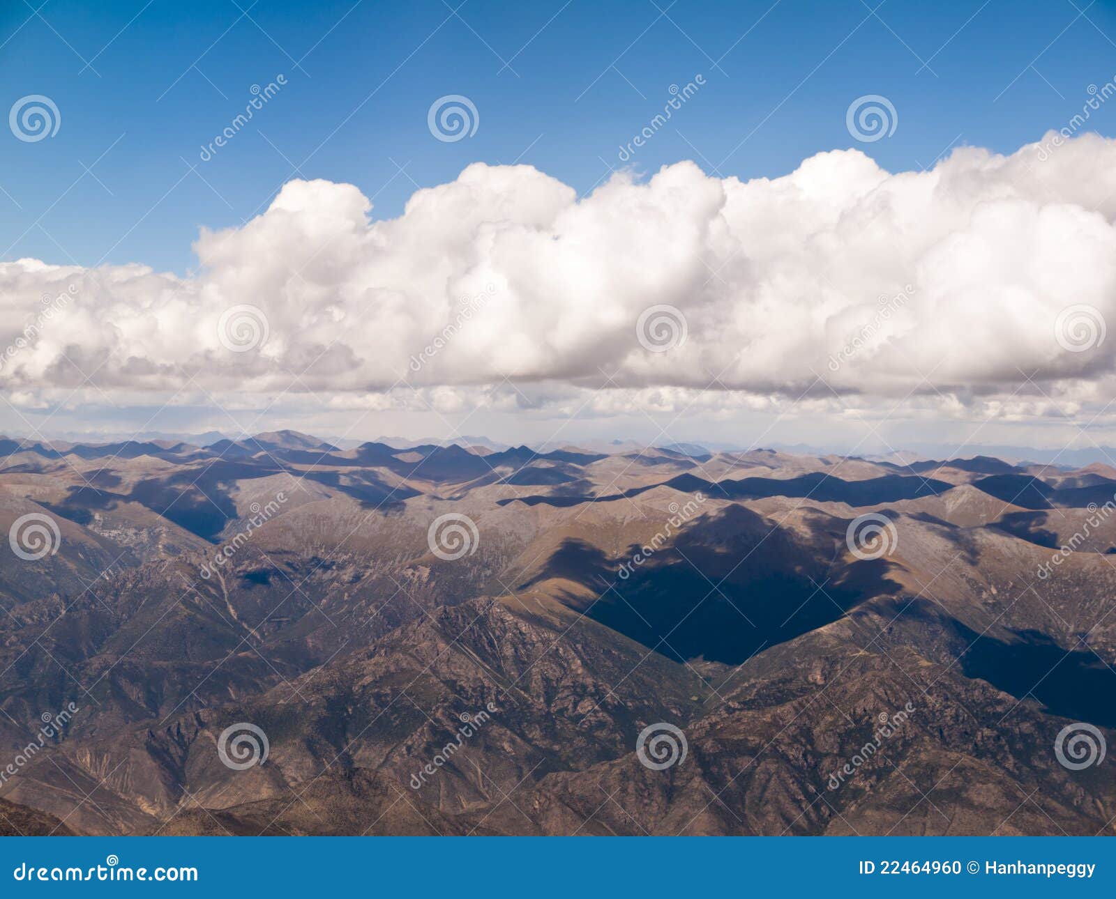 Mountain and sky stock photo. Image of ridge, land, blue - 22464960