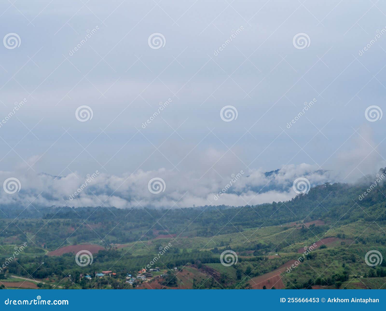 Mountain and Sky at Phetchabun Stock Image - Image of green, glacier ...