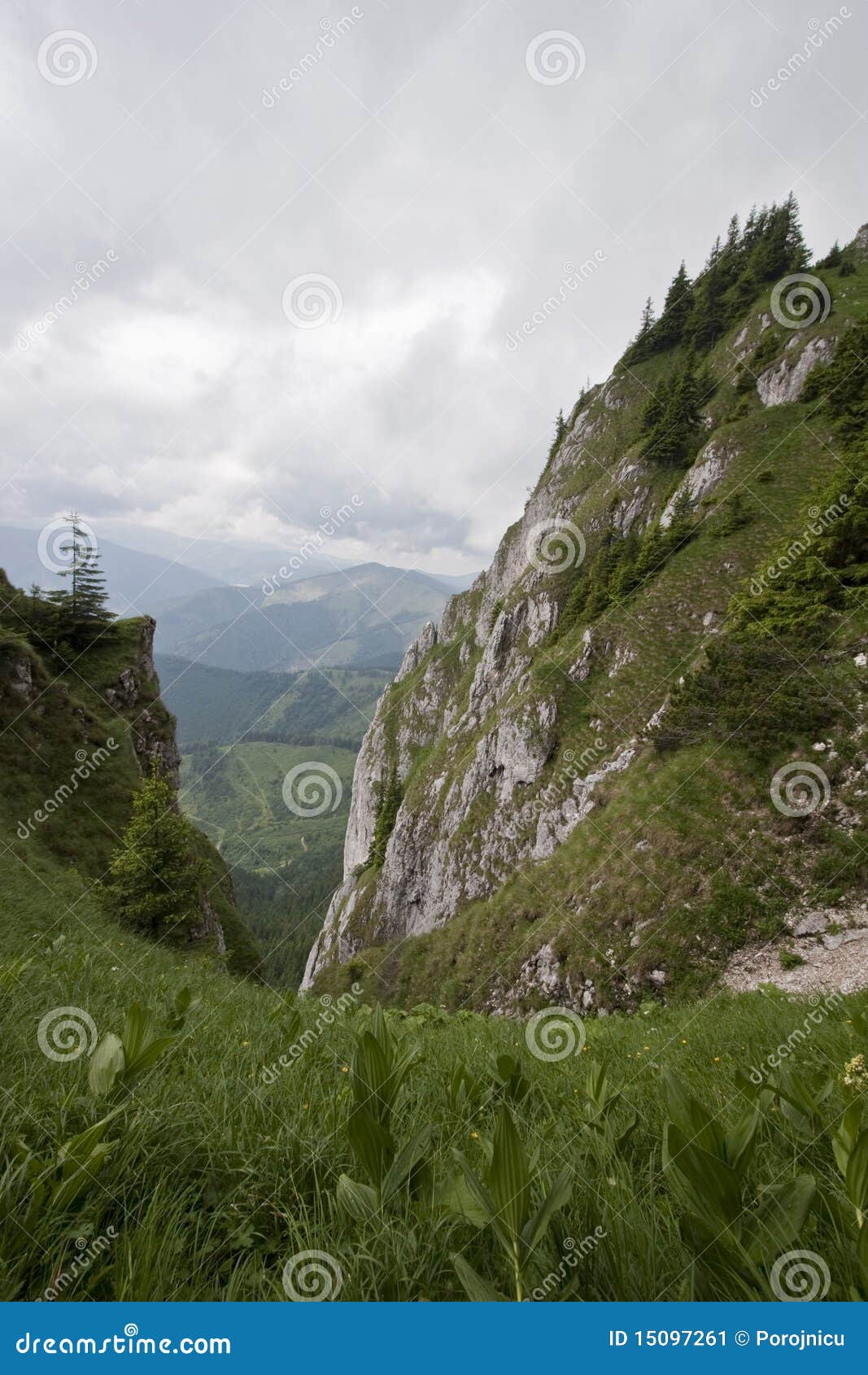 Mountain slope stock image. Image of grass, travel, peak - 15097261
