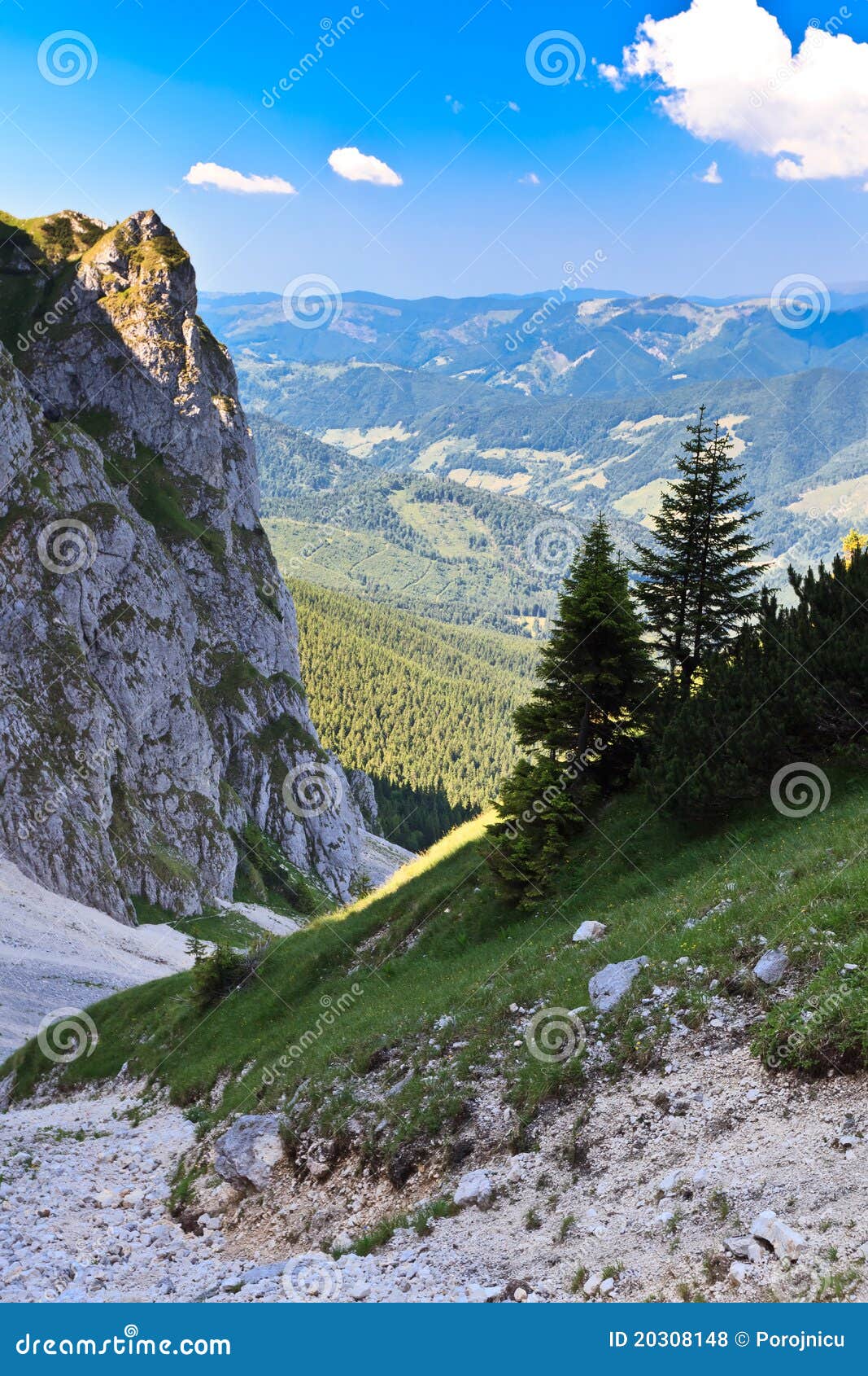 Mountain slope stock photo. Image of alpine, landscape - 20308148