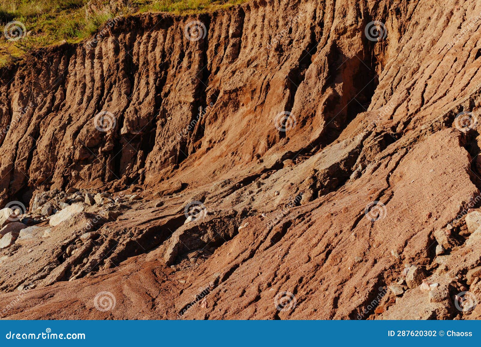 Mountain Slope after Landslide Due To Rains Stock Photo - Image of ...